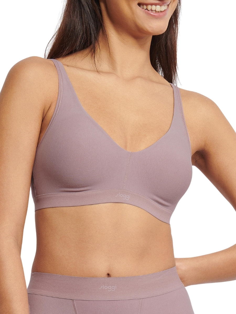Sloggi EVER Ease Soft Bra - Foggy Mauve | BraForMe