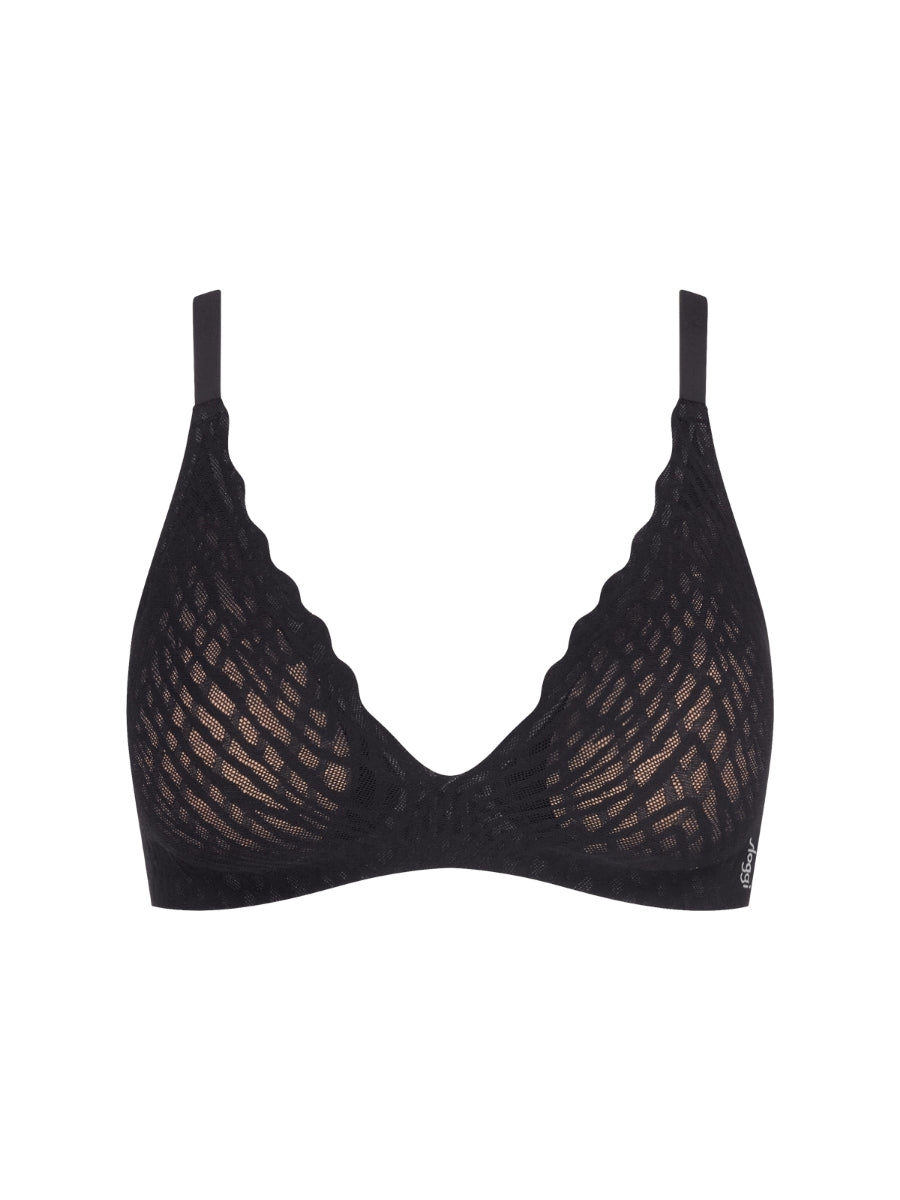 Sloggi ZERO Feel Bliss UP Push Up Bra - Black | BraForMe