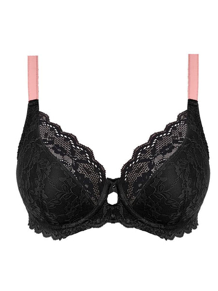Freya Offbeat Plunge Bra - Black | BraForMe