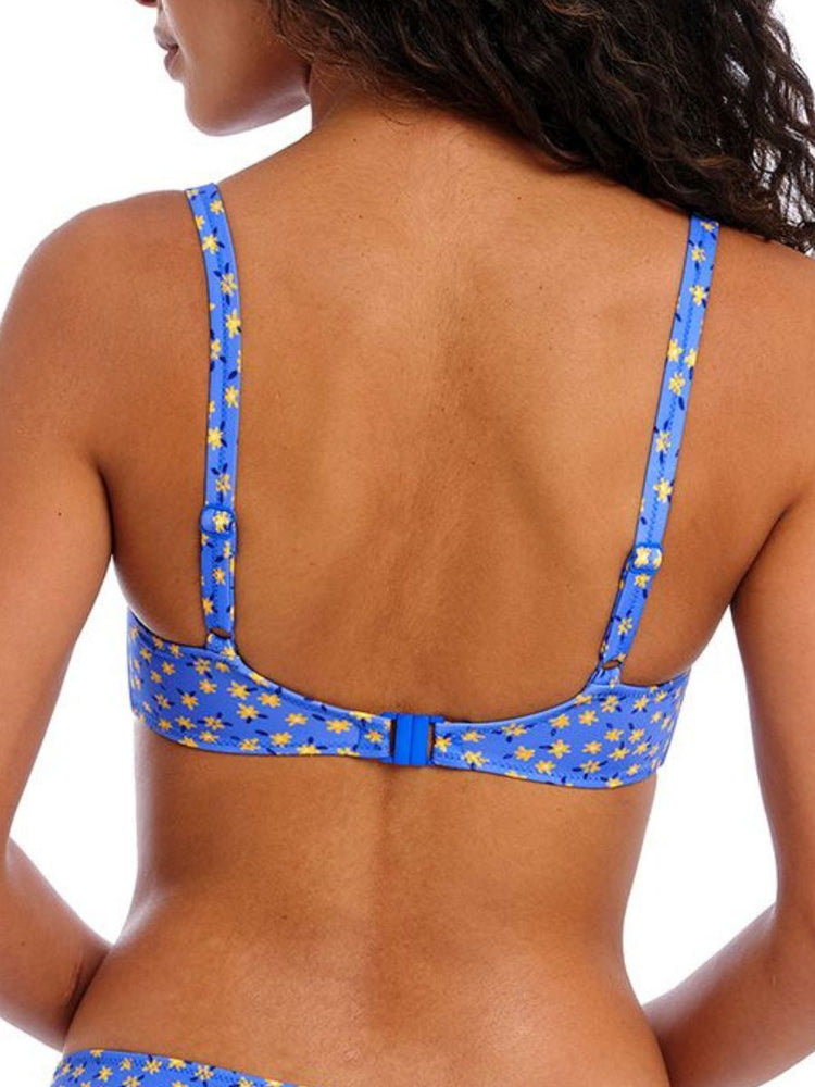 Freya Garden Disco Plunge Bikini Top - Bluebell | BraForMe