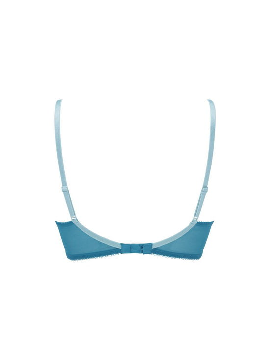 Gossard Superboost Lace Plunge Bra - Ocean Blue | BraForMe