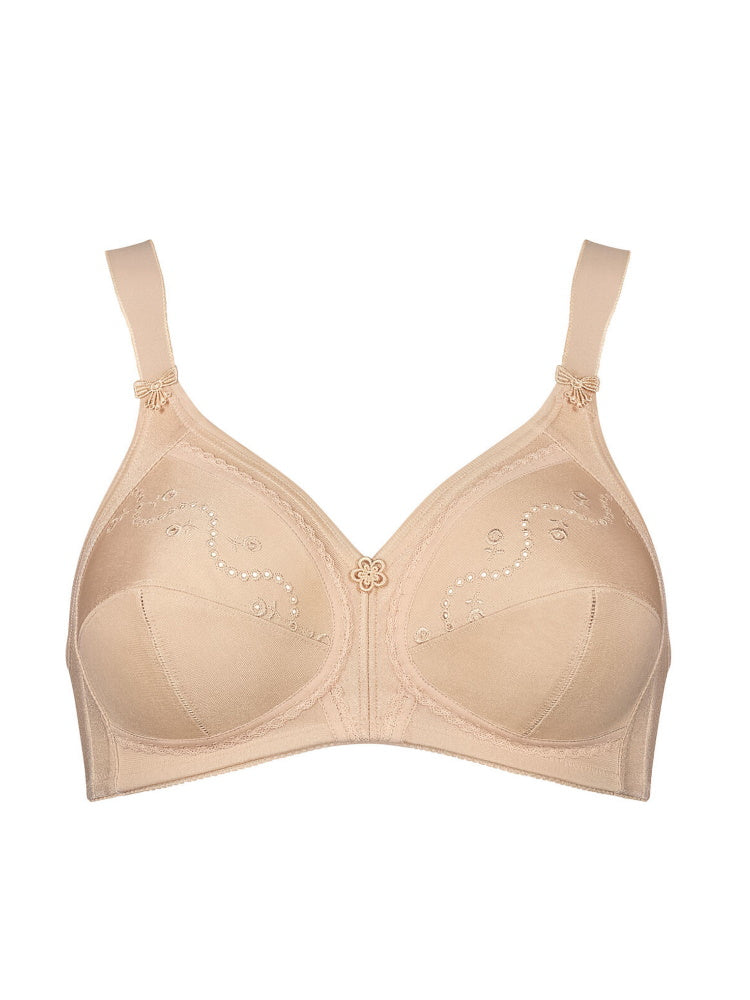 Triumph Doreen + Cotton Full Cup Bra - Skin | BraForMe